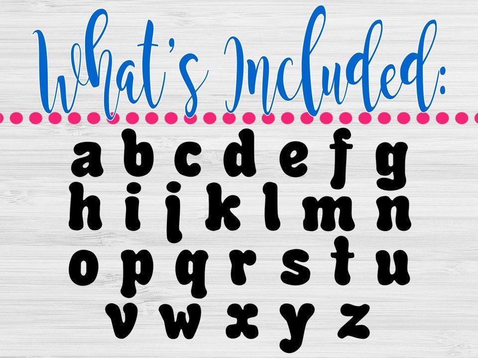 Bubble True Type Font , TTF Instant Download, Silhouette Studio, Cricut ...
