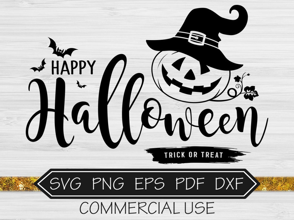 Happy Halloween Svg Halloween Svg Files Fall Svg Retro - Etsy