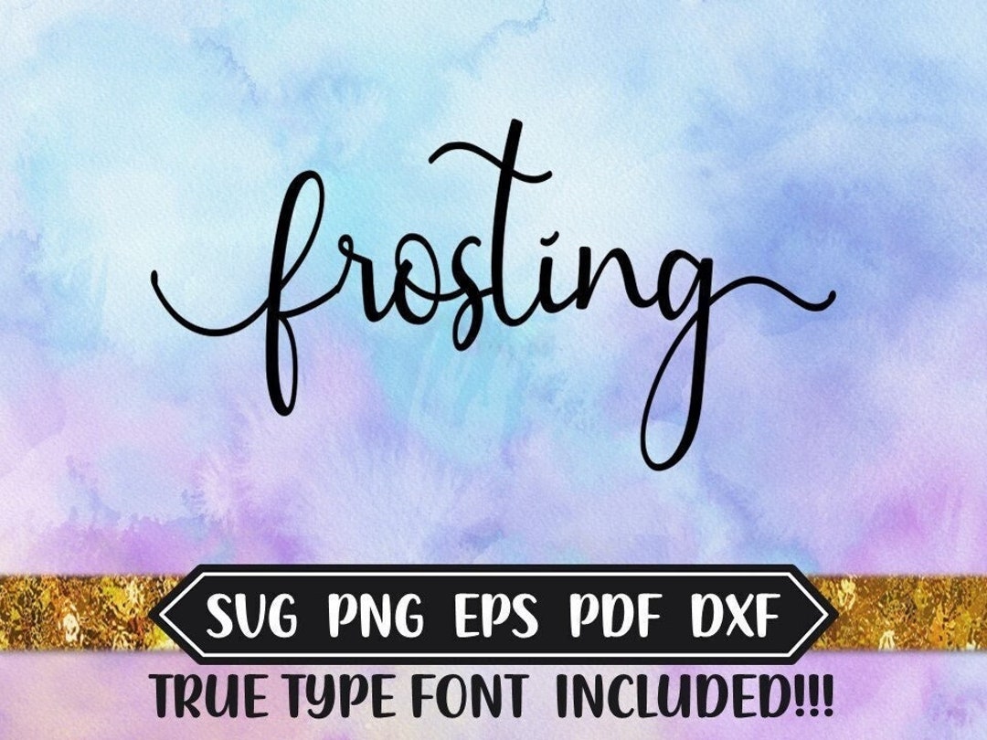 Script Cursive Font Design Download, for Use With Your Silhouette ...