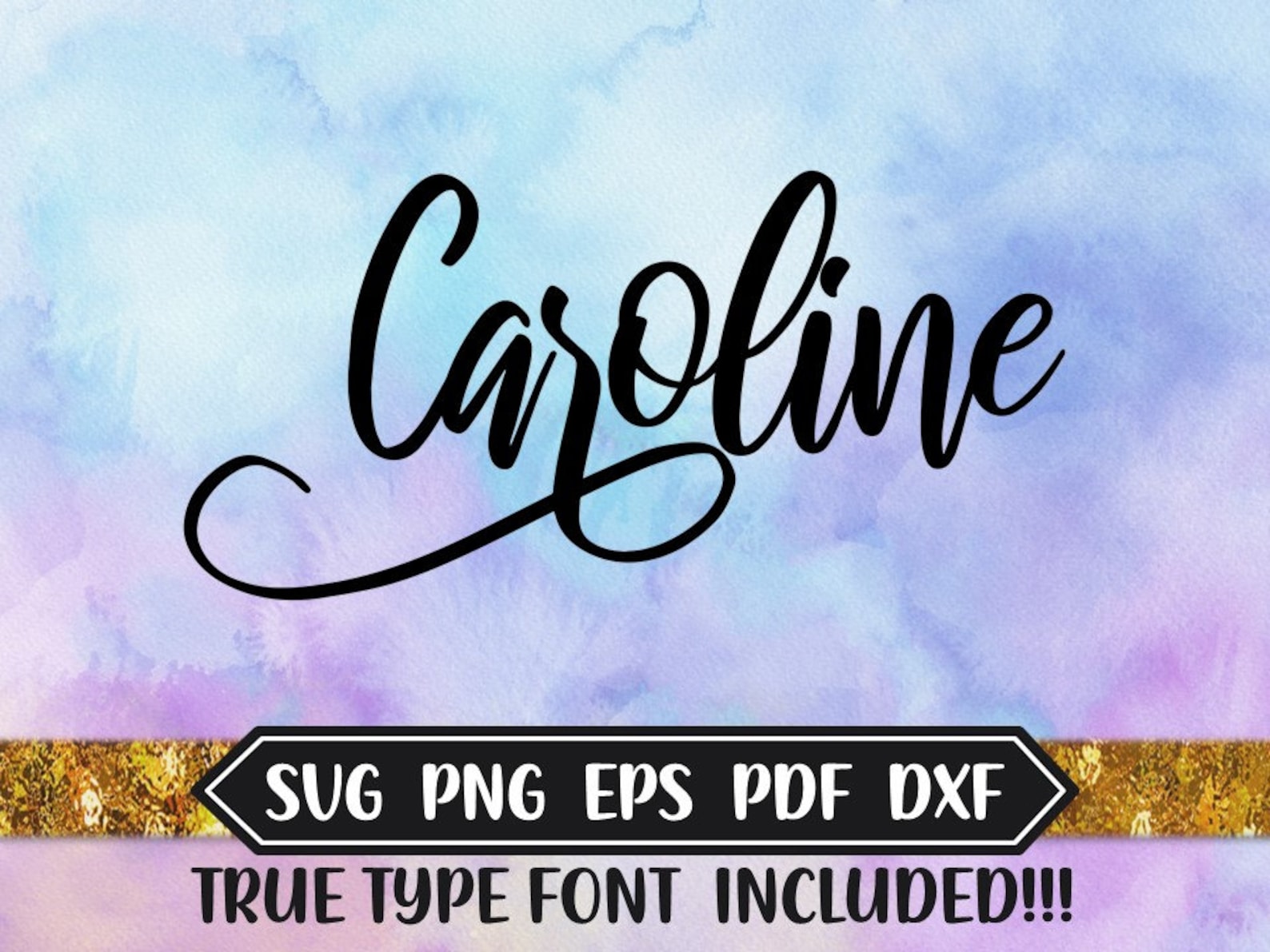 Caroline Font, Wedding Svg Font, Cricut Script Font, Cursive Font ...