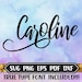 Caroline Font, Wedding Svg Font, Cricut Script Font, Cursive Font ...
