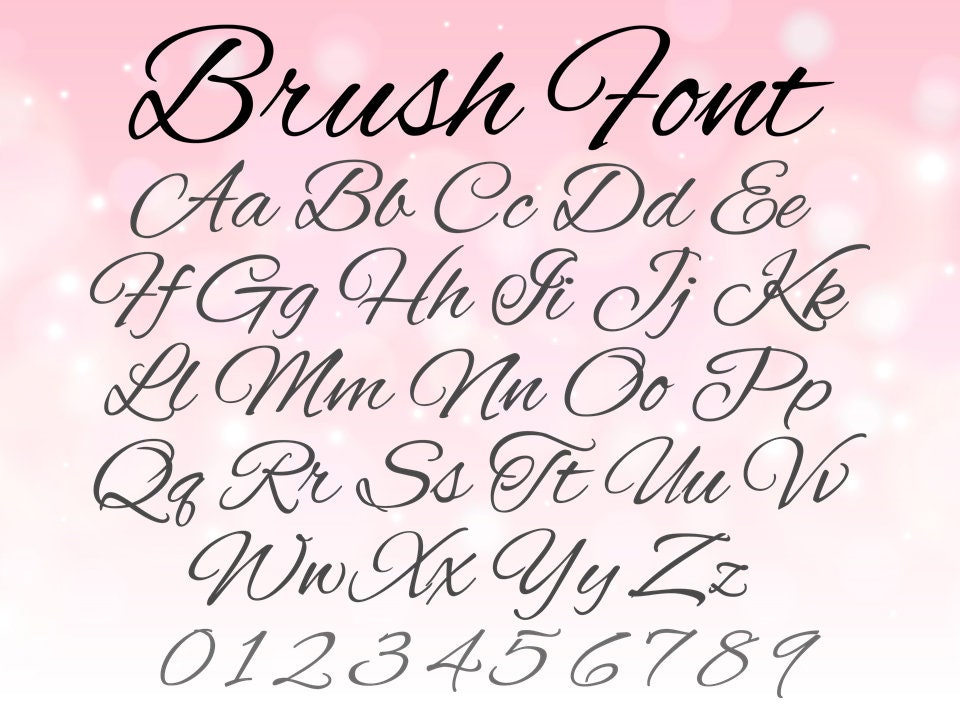 SVG Font Bundle Download Collection Silhouette Font Bundle | Etsy