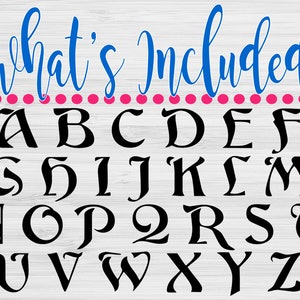 Dublin Font Design Files, True Type Font, Silhouette Studio, Cricut ...
