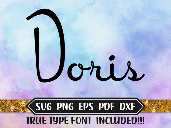 Hello My Name Is Doris Clipart