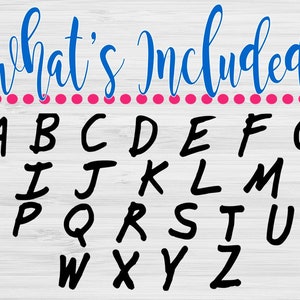 Liam Font Design Cut Files, Alphabet SVG Font, True Type Font Download ...