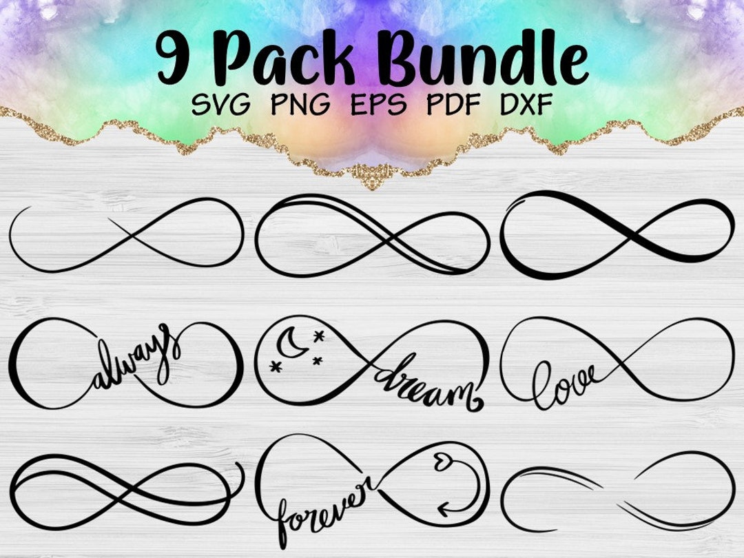 Infinity SVG, Forever Infinity, Love Infinity Clipart, Vector Infinity ...
