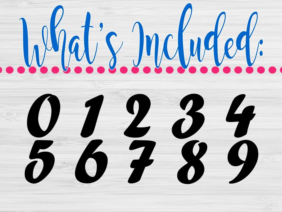 Forte Font Design Files for Use With Your Silhouette Studio, Cricut ...