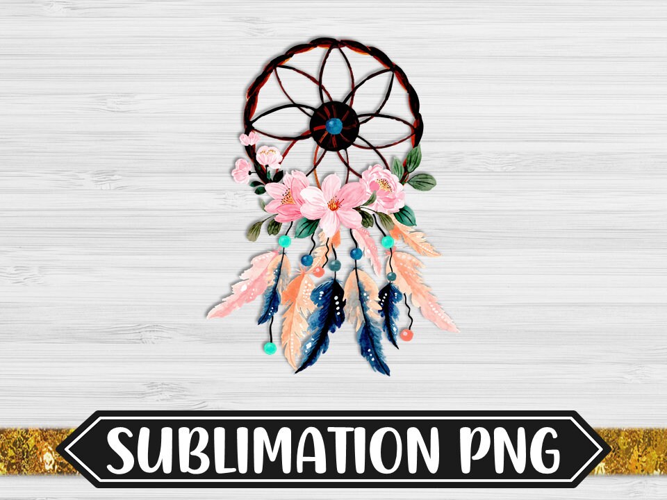 Dreamcatcher PNG Native American PNG Watercolor Dreamcatcher - Etsy