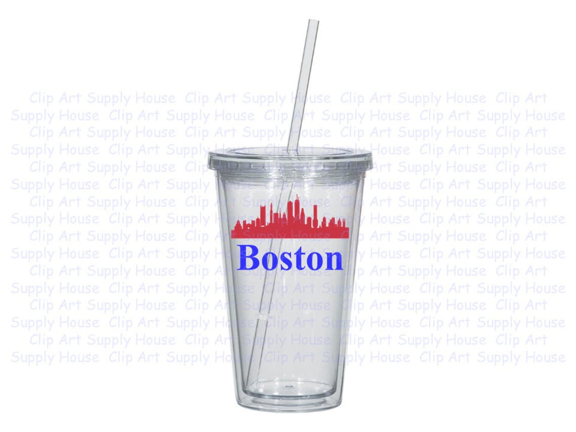 Boston Massachusetts Skyline Clipart Design, Silhouette Studio, Cricut ...