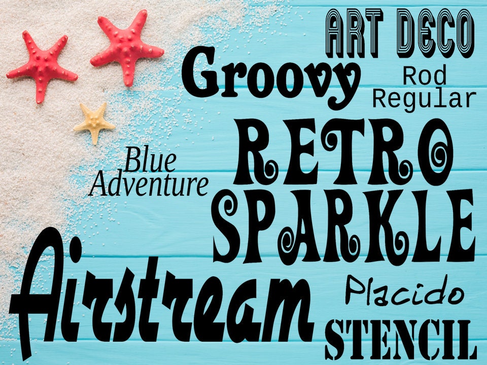 SVG Font Bundle Collection Silhouette Font Bundle Cricut - Etsy