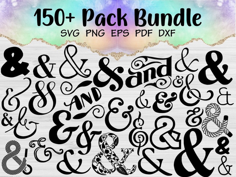 Ampersand SVG, Modern Calligraphy SVG, and Svg, Handlettered and Symbol ...