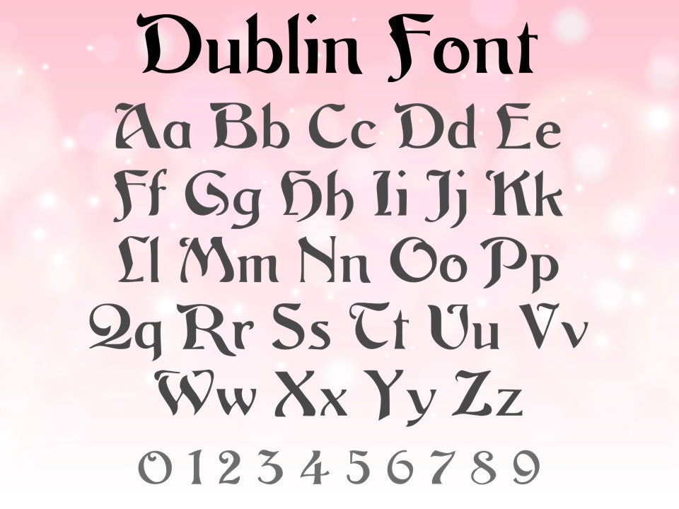 SVG Font Bundle Download Collection Silhouette Font Bundle | Etsy