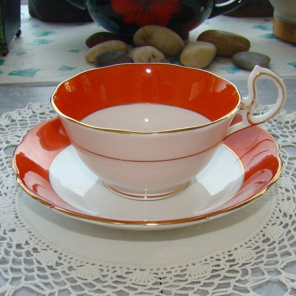 Orange Tea Cup - Etsy