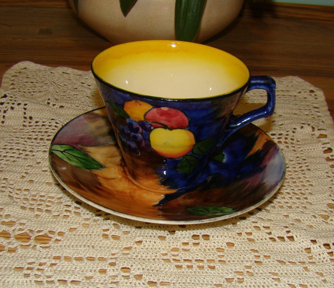 Rare H & K Tunstall " Autumn" - Made in England - Art Decal Hand ...