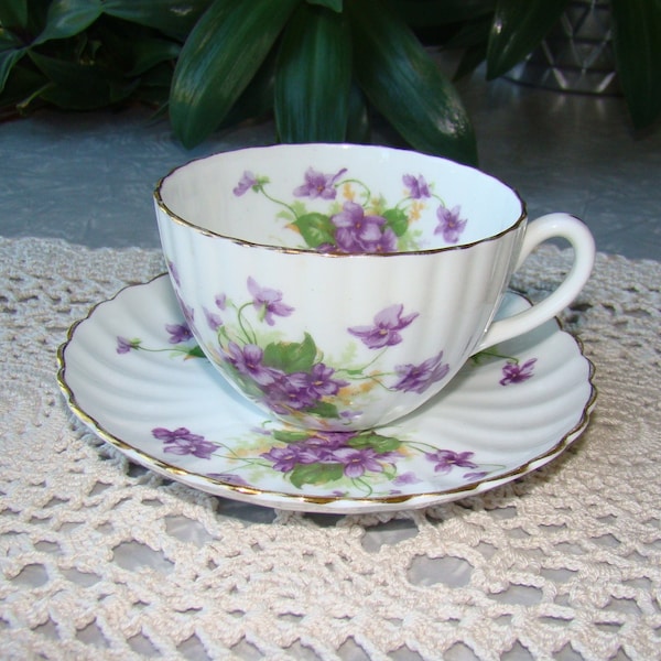 Violet Tea Cup - Etsy