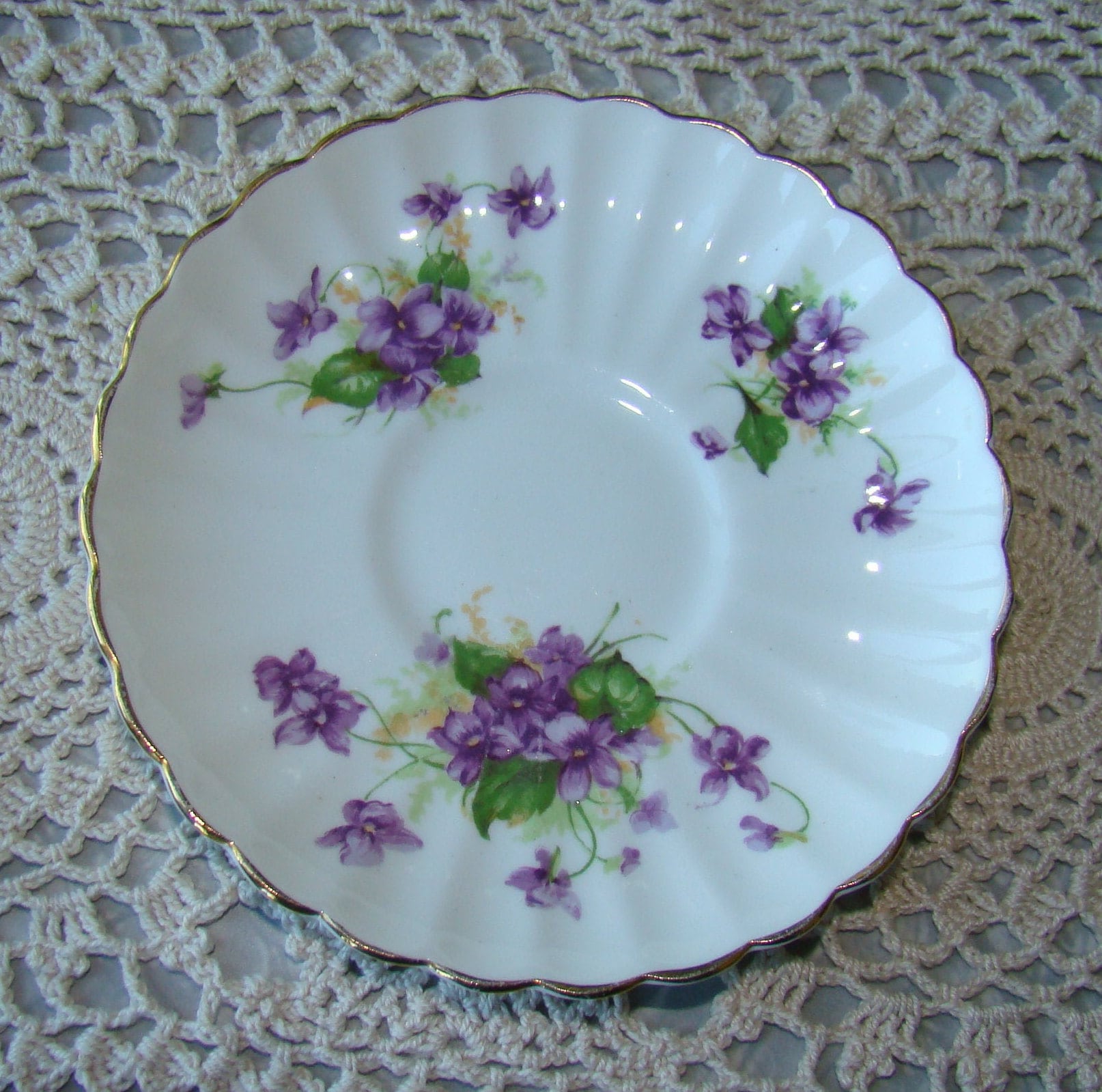 Radfords Crown China Vintage Fluted Tea Cup and Saucer - Etsy