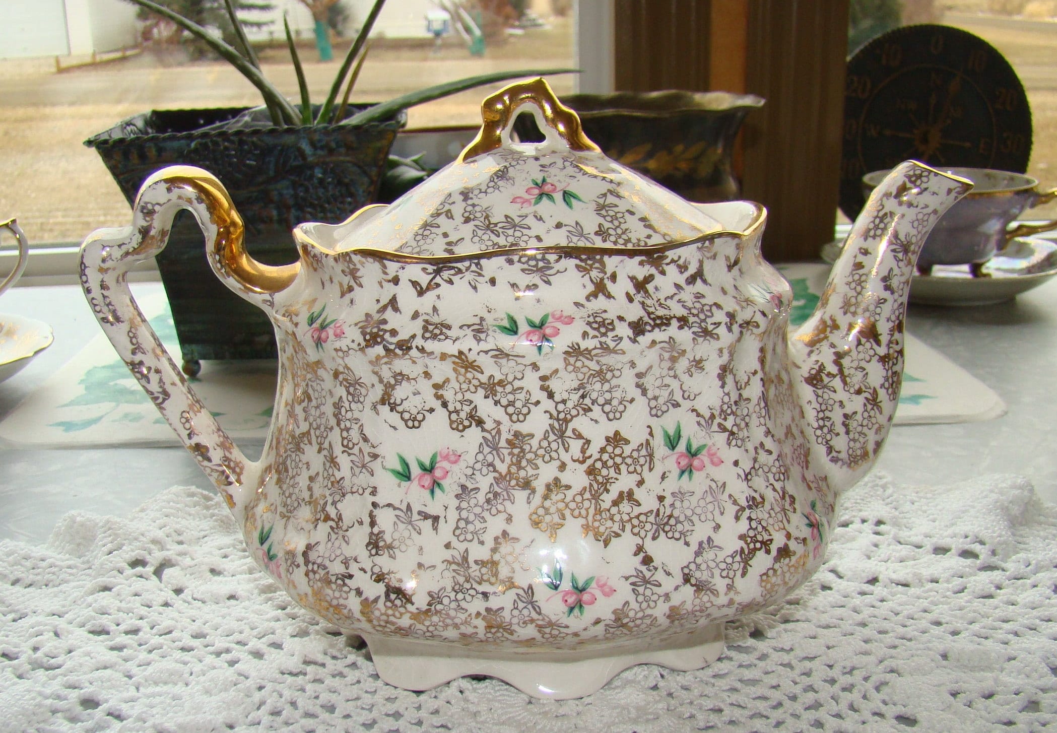 Arthur Wood antique England Vintage Teapot | Etsy