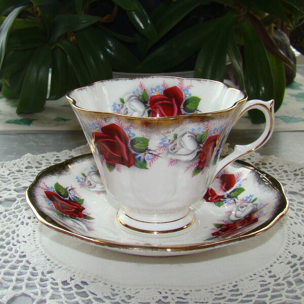 Red Tea Cups - Etsy