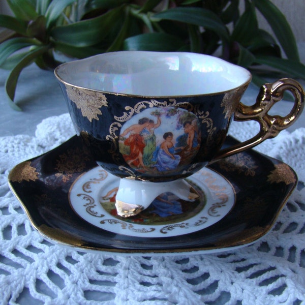 Footed Tea Cups - Etsy
