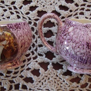 Lancaster Sandland - Hanley England - Vintage Creamer and Sugar Bowl ...