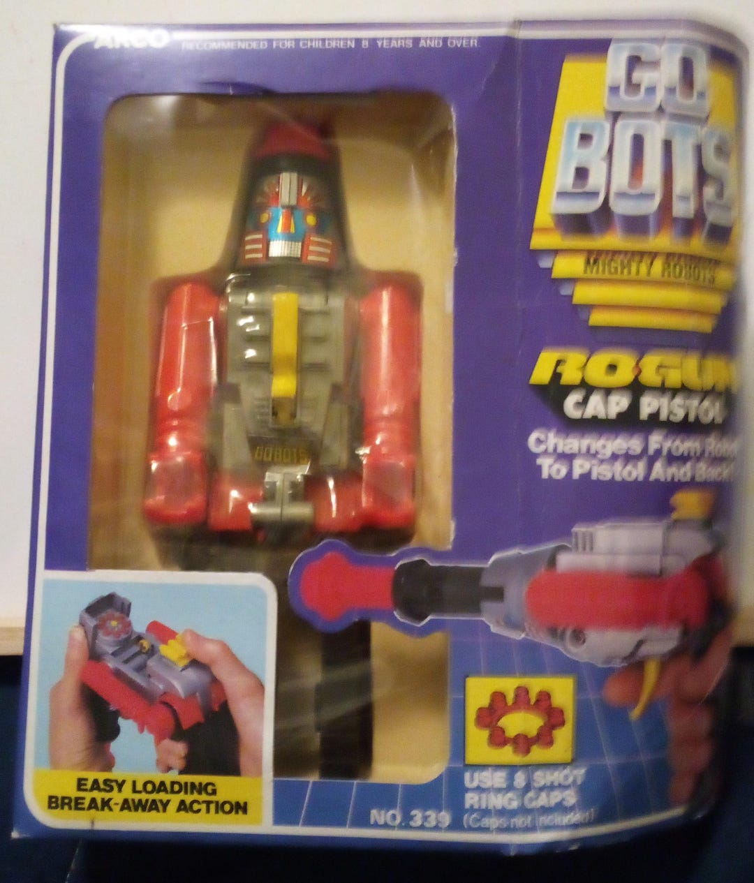 Gobots Rogun Cap Pistol Like New in Box - Etsy