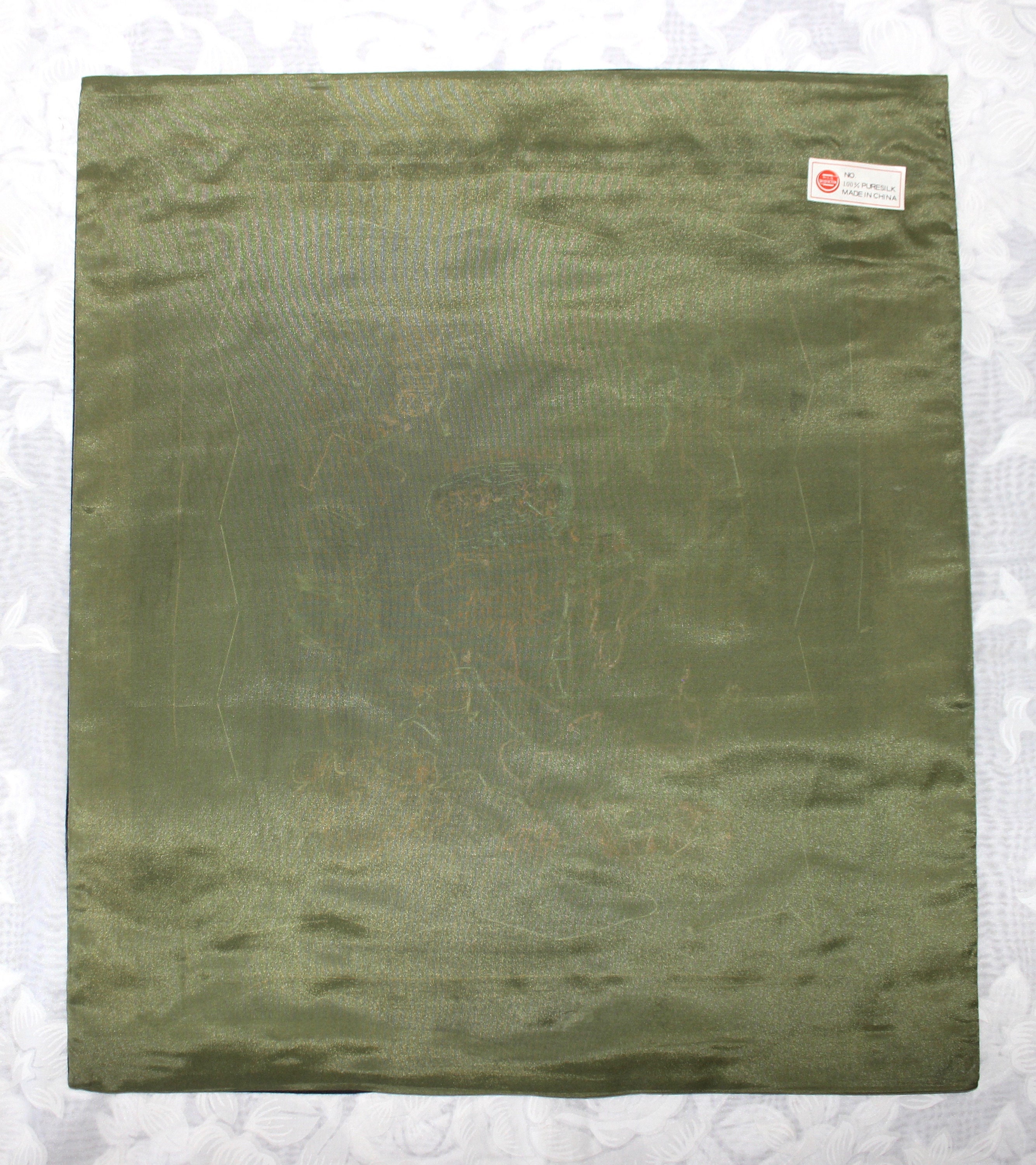 Vintage Chinese Forbidden Stitch Silk Embroidery Metallic Couching ...