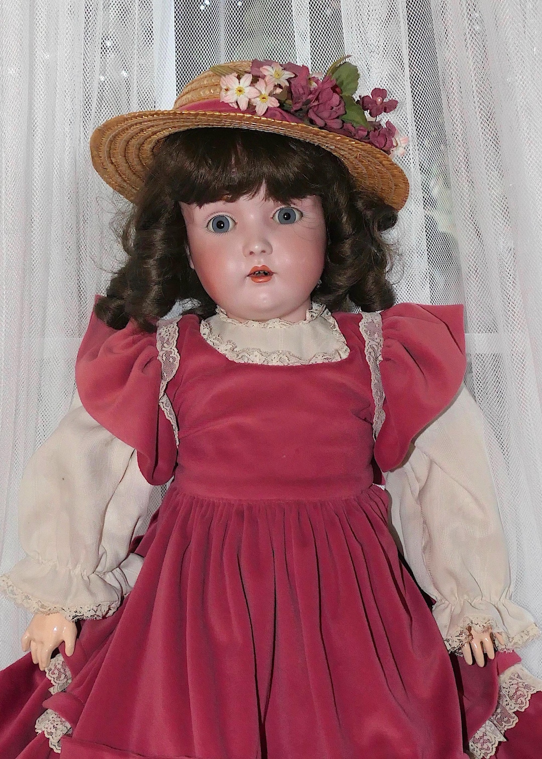 1900s 29" JDK Kestner German Child Pouty Doll #171 Kestner Alphabet ...