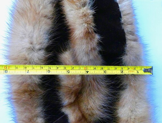 Luxury Real Marten Sable Fur Long 43.5" Vintage Scarf… - Gem
