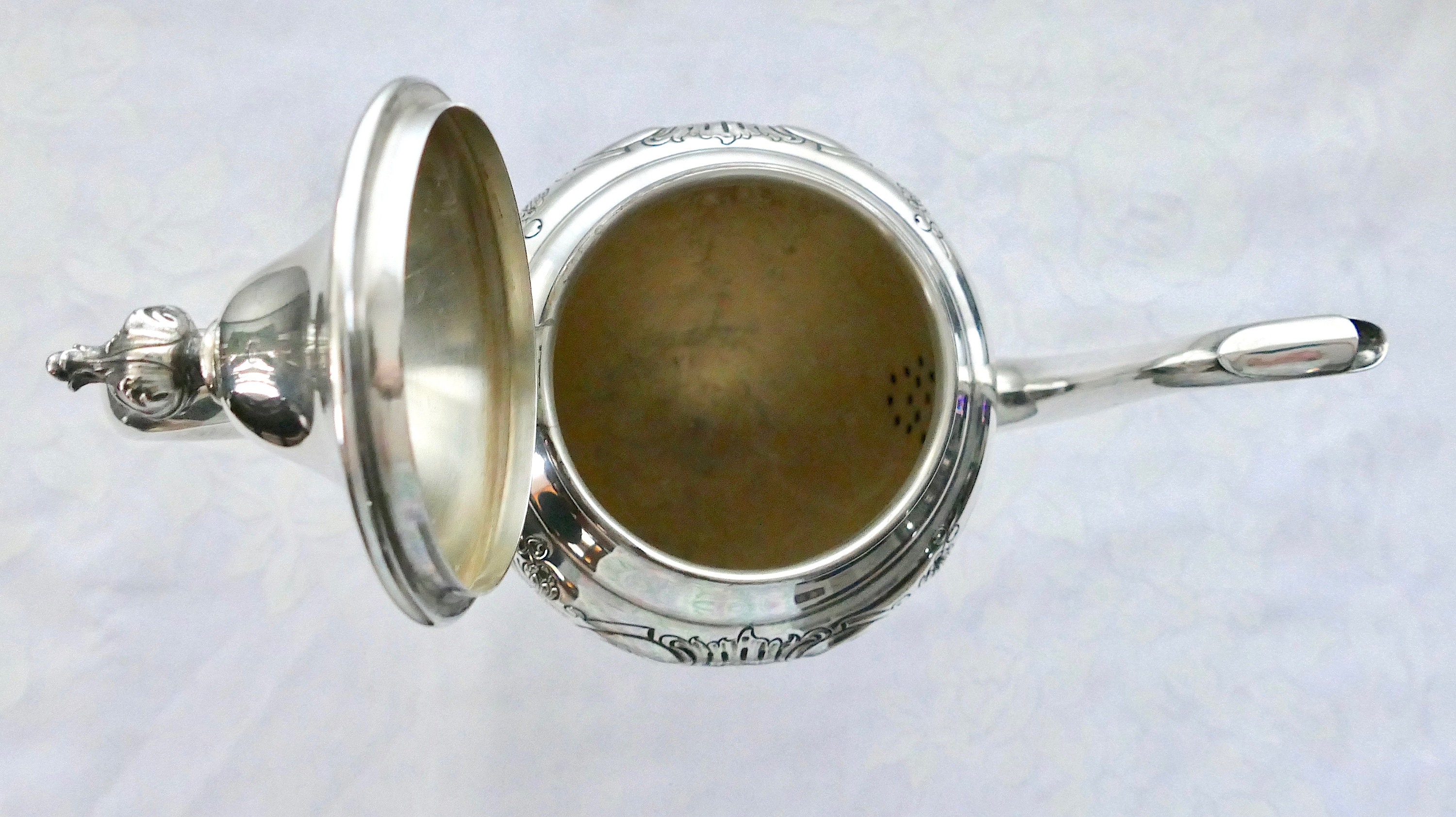 Rare GORHAM PURITAN Hand Chased Sterling Silver Teacoffee Pot - Etsy
