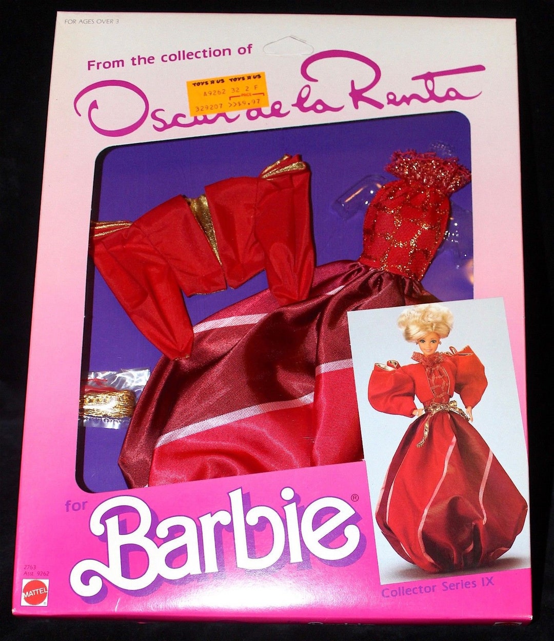 1984 Mattel Oscar De La Renta BARBIE Fashion Series IX #9262 MATTEL ...