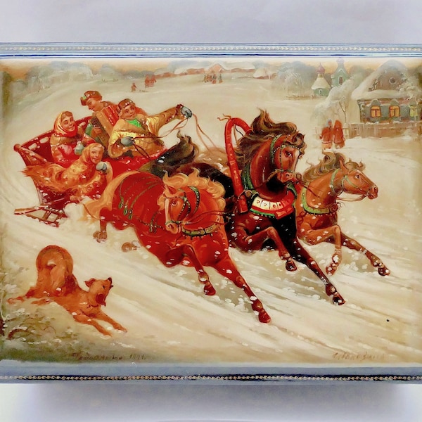 Buy Russian Lacquer Box Online - Etsy