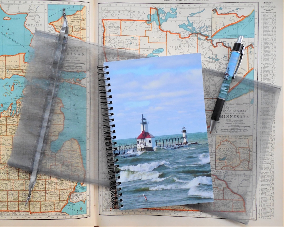 LIGHTHOUSE JOURNAL & PEN Gift Set--journal, Travel Journal, Notebook ...