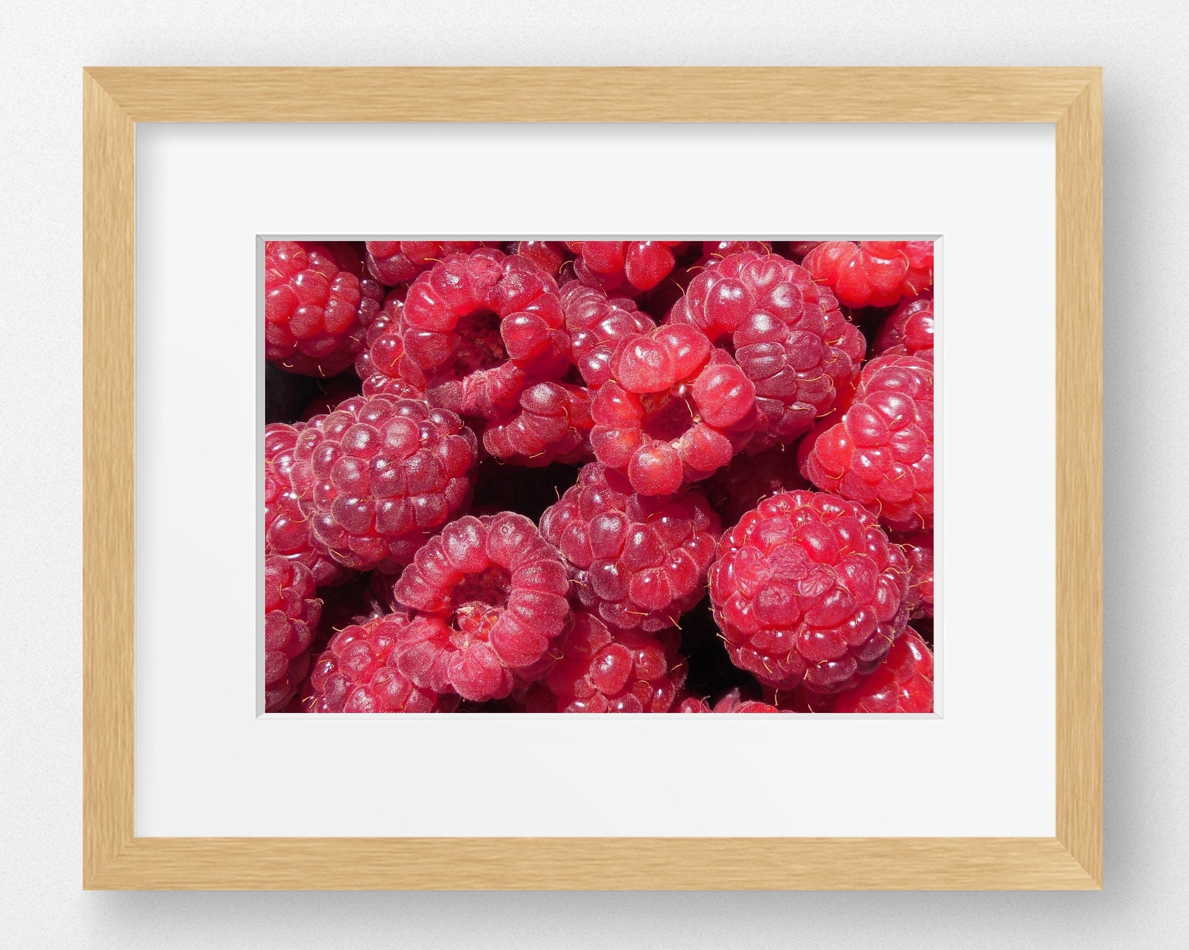RASPBERRIES MINI Print-farm to Table, Kitchen Decor, Restaurant Decor ...