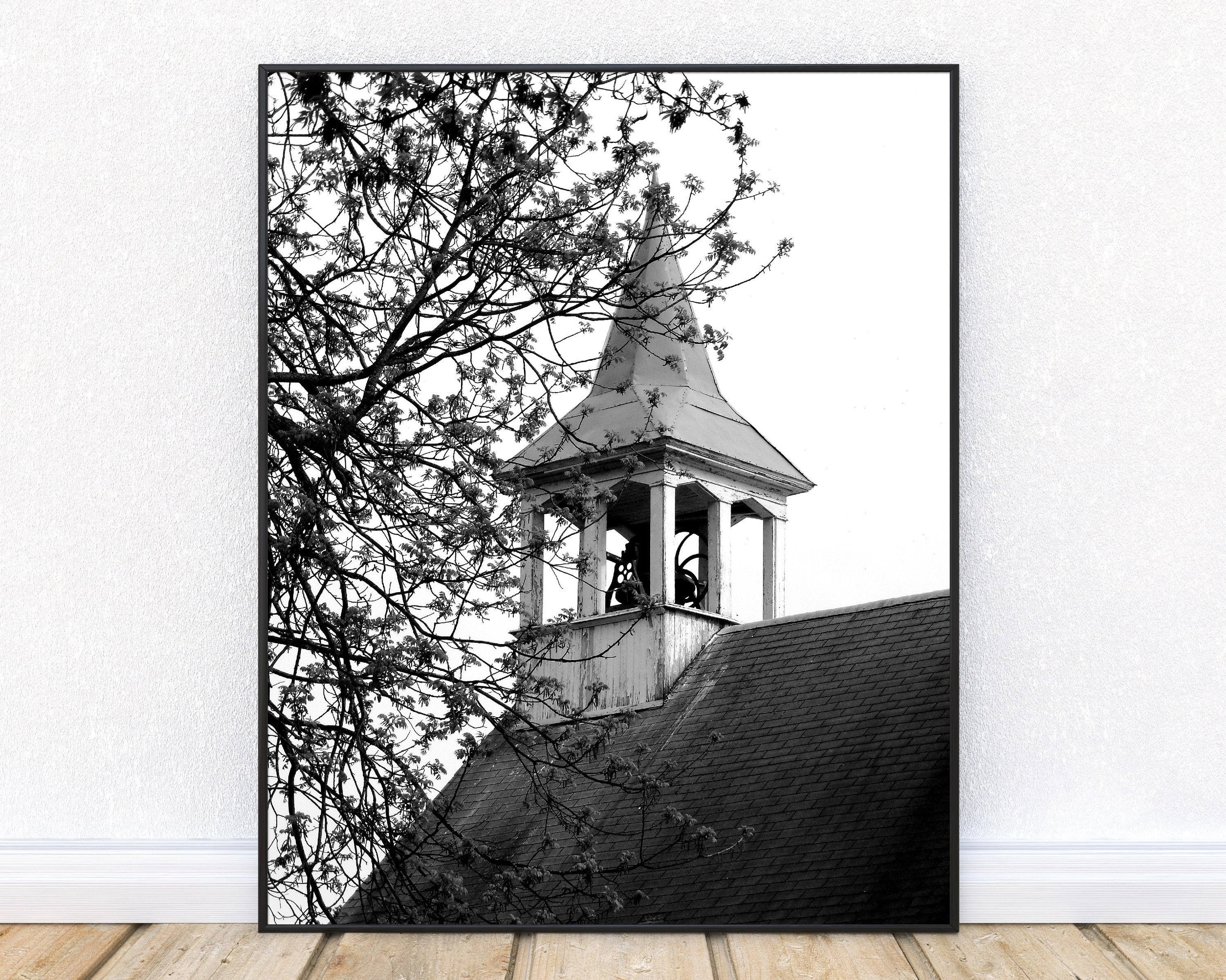 RUSTIC Belfry-fine Art Print, Church Photography, Old Church, Country ...