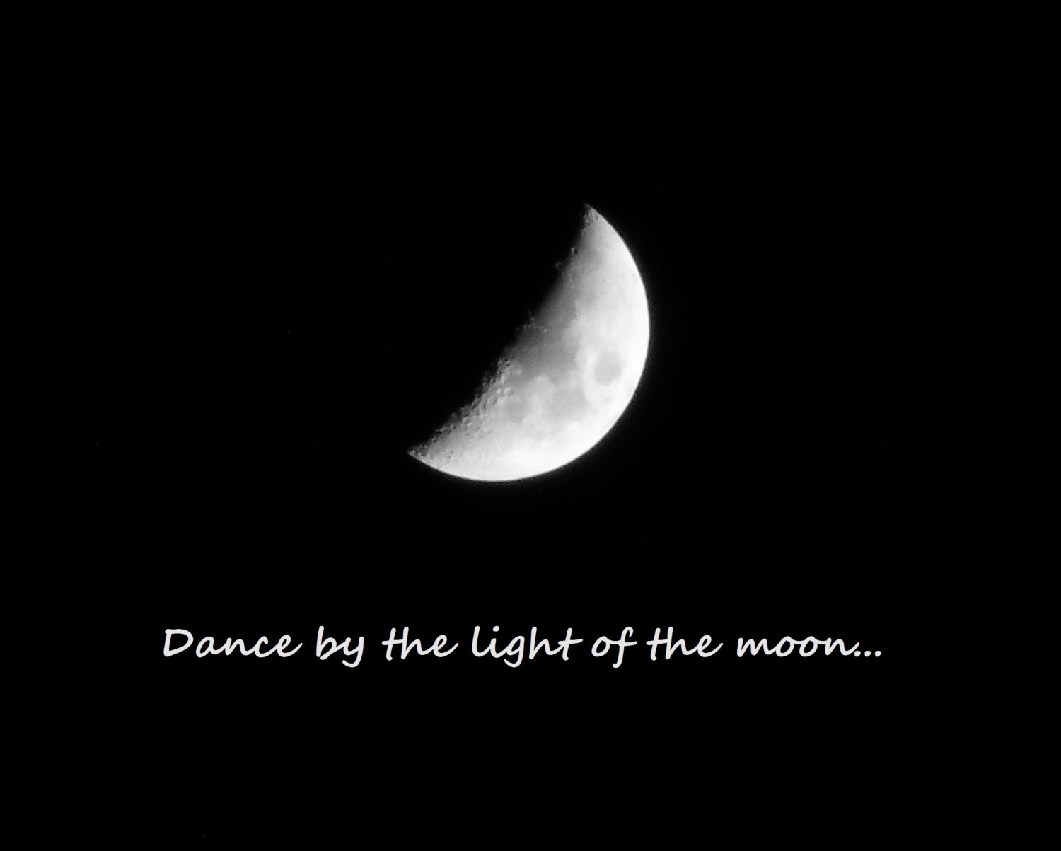 DANCE Moonlunar Photography Crescent Moon Picture of Moon - Etsy