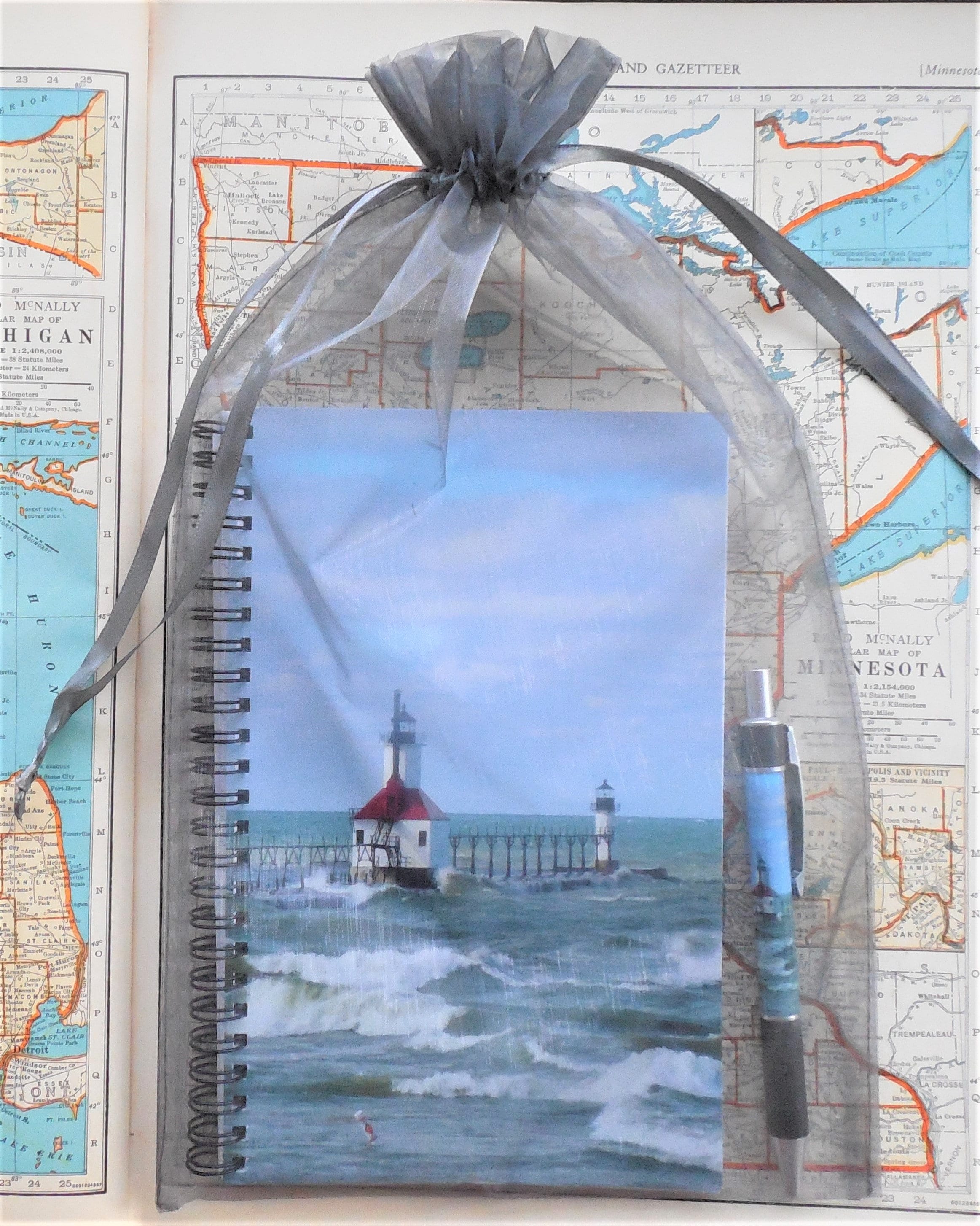 LIGHTHOUSE JOURNAL & PEN Gift Setjournal, Travel Journal, Notebook ...