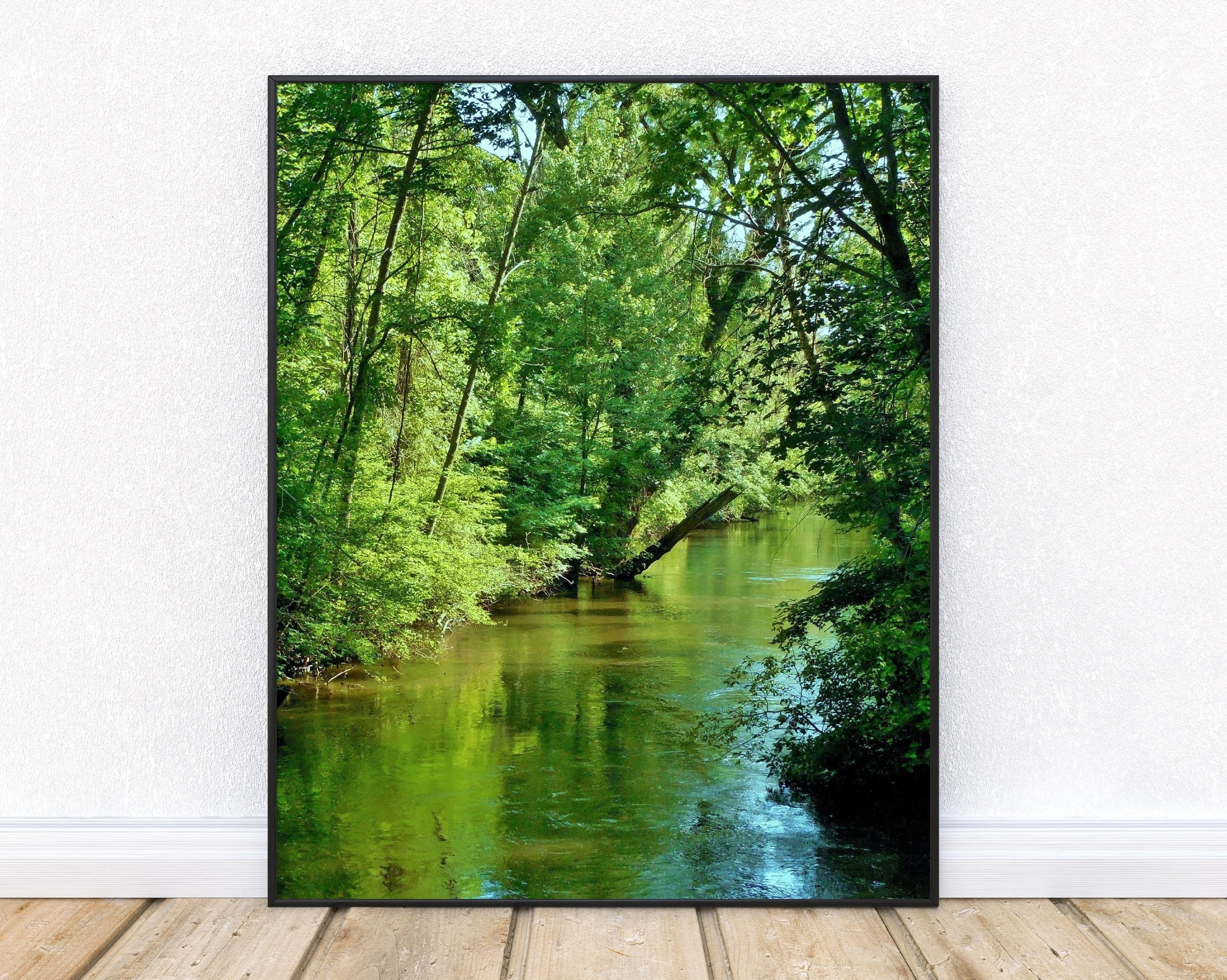 LAZY River-fine Art Print, Nature Photography, Cabin Decor, Summer ...