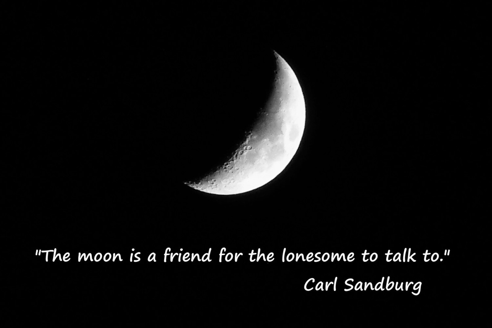 FRIEND MOON Mini Print5x7 Matted Print Lunar Photography - Etsy