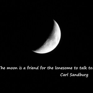 FRIEND Moon-fine Art Print, Moon Decor, Bedroom Decor, Moon Photography ...