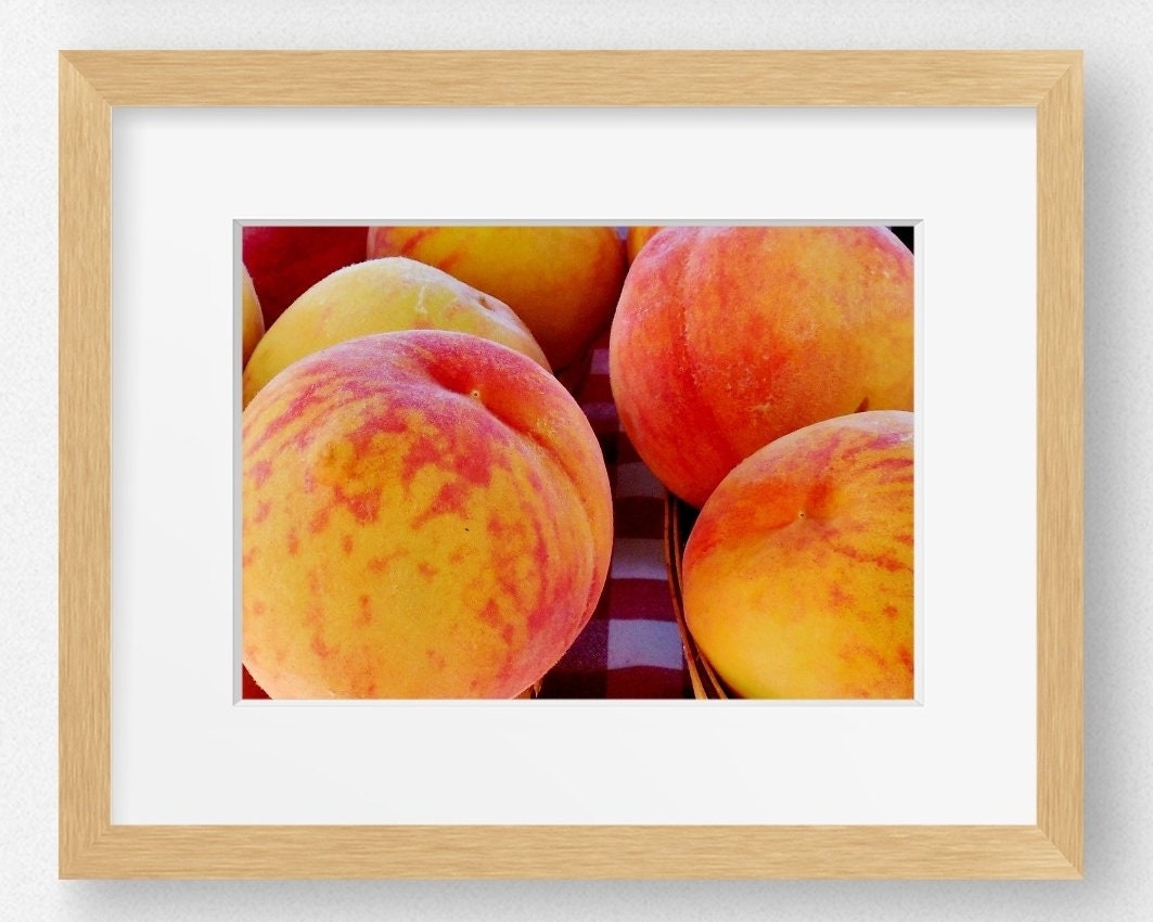 PEACHES MINI Print-farm to Table Kitchen Decor Restaurant - Etsy