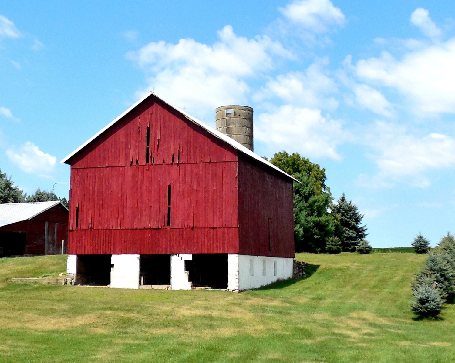 OLD RED Barnfarm Photography Michigan Photography Picture | Etsy