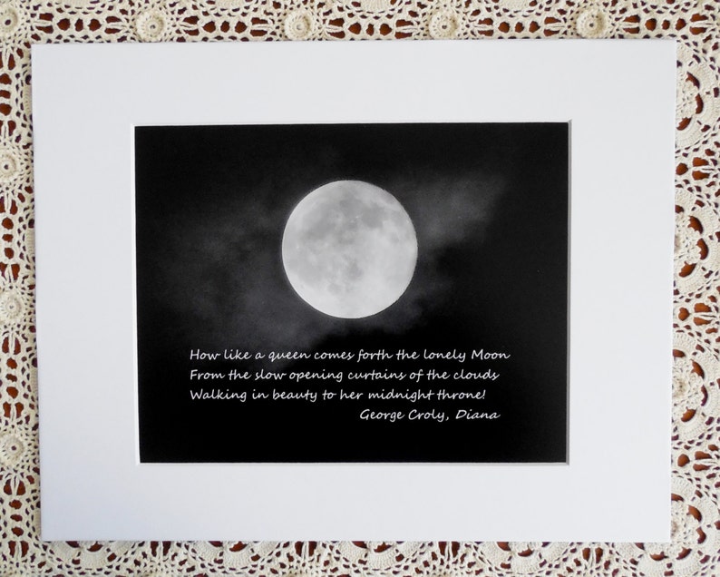 QUEEN Moon-fine Art Print Moon Photography Lunar - Etsy