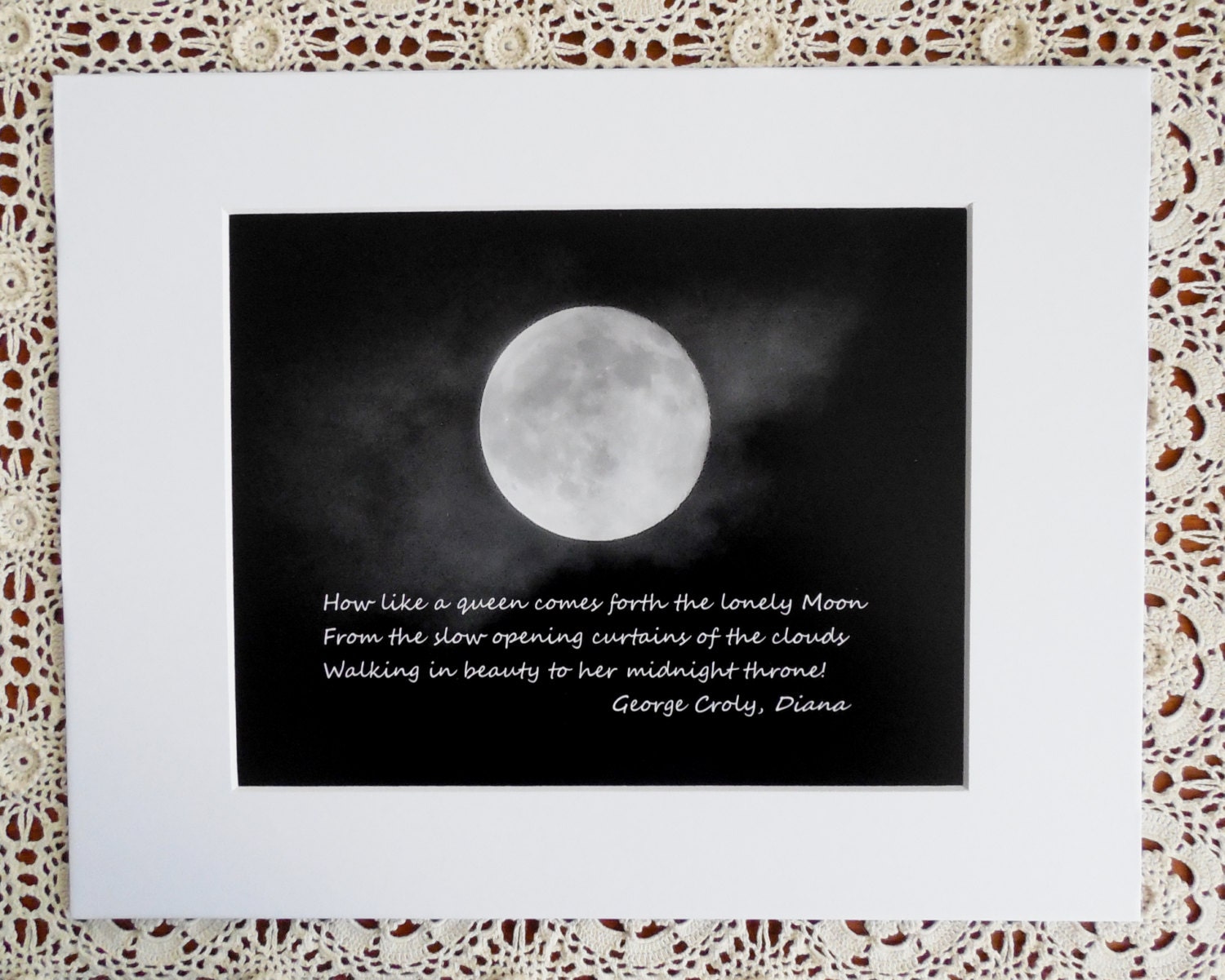 QUEEN Moon-fine Art Print Moon Photography Lunar - Etsy