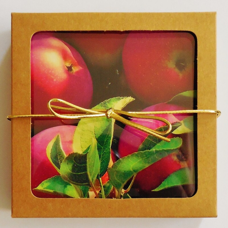 Apple Coasters - Etsy