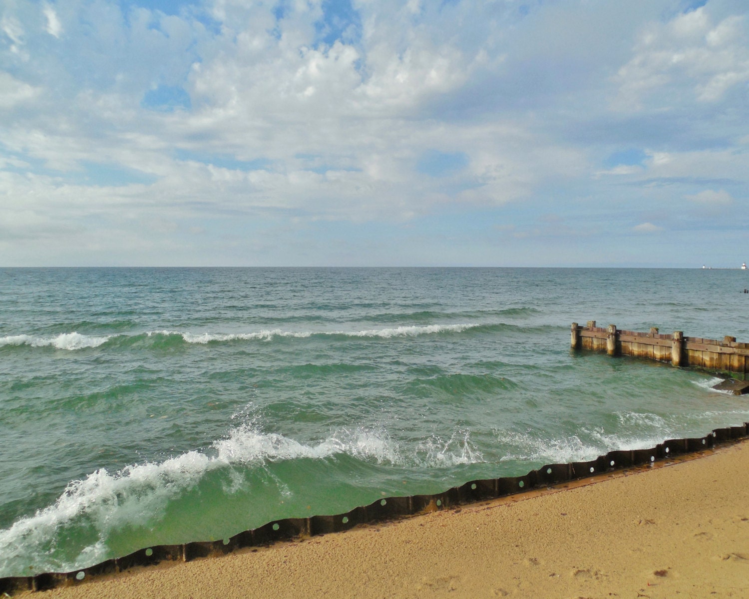 LAKE MICHIGAN Swells-fine Art Print, Beach Photography, Michigan ...