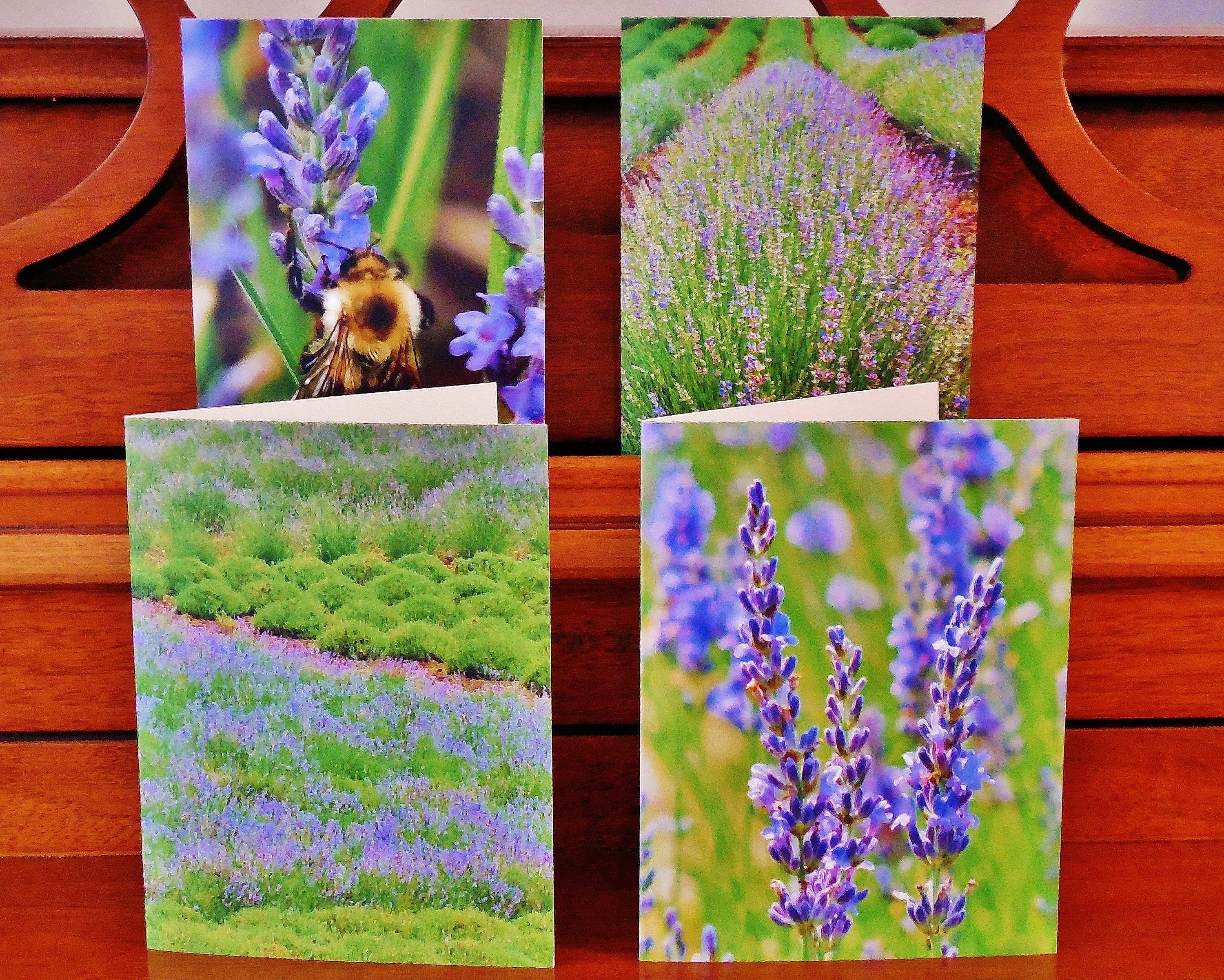 LOVELY LAVENDER Note Cardsnote Card Set Lavender Cards - Etsy