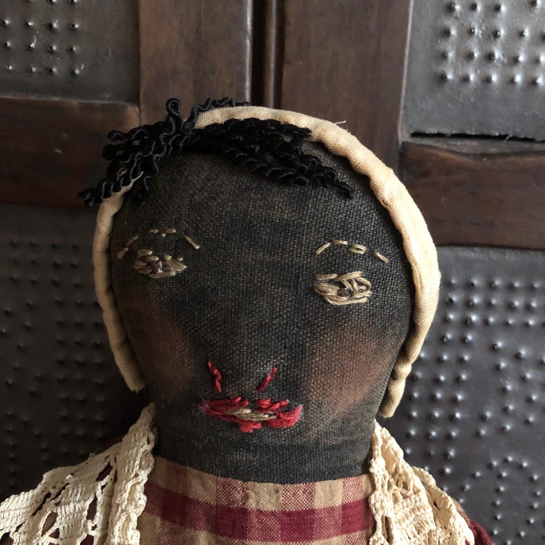 OOAK 23 Inch Primitive Black Doll - Etsy