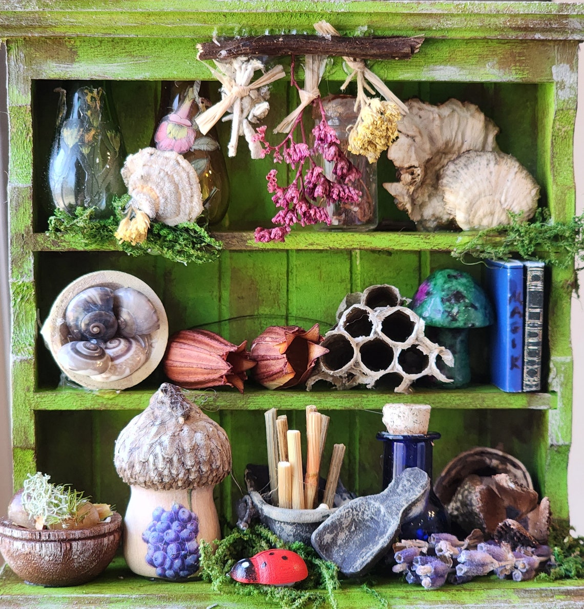 Enchanting Miniature Apothecary Cabinet/tiny Apothecary Cupboard for ...
