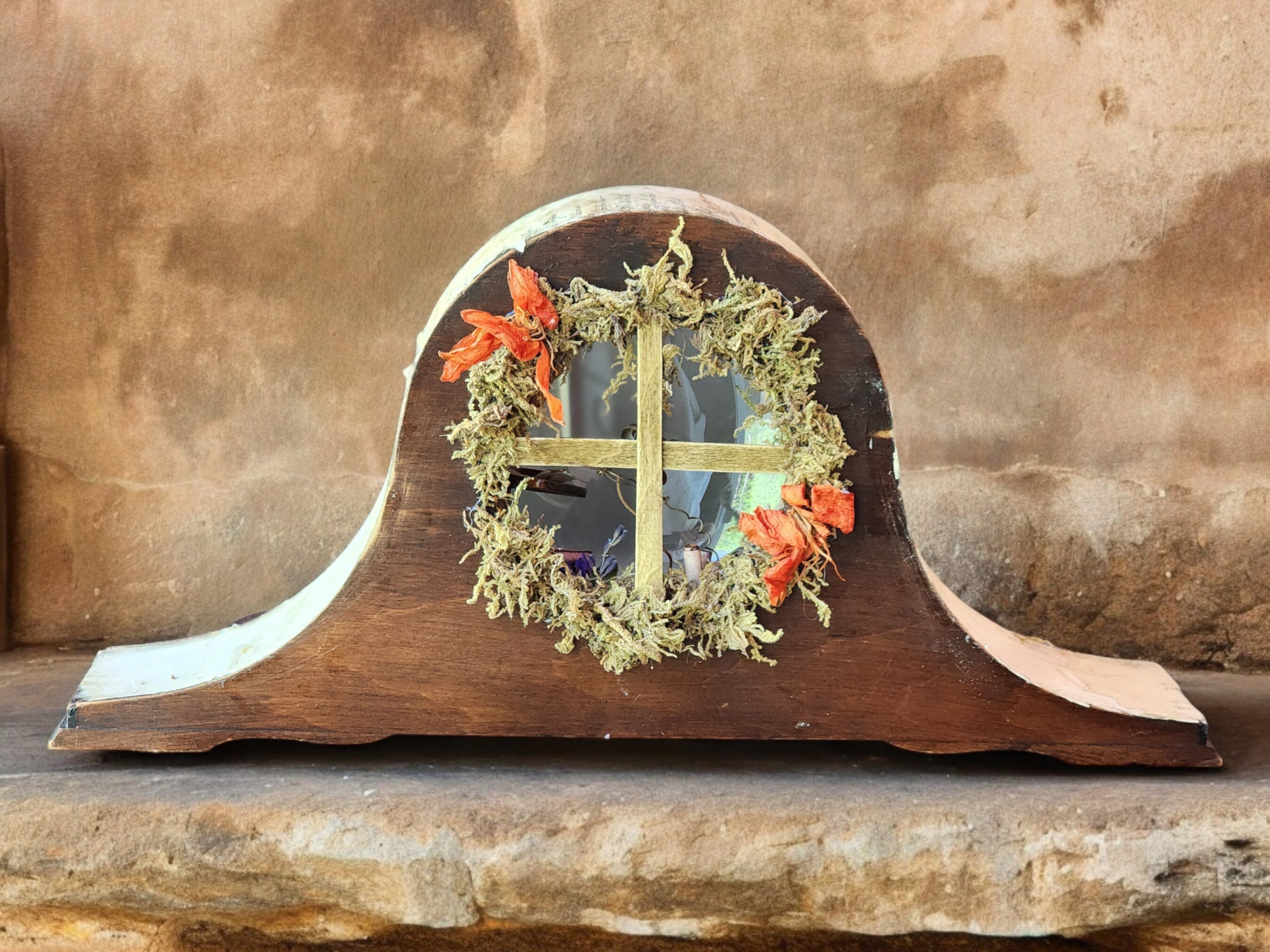 Handmade Vintage Clock Diorama Unique Shadow Box Art, Miniature ...