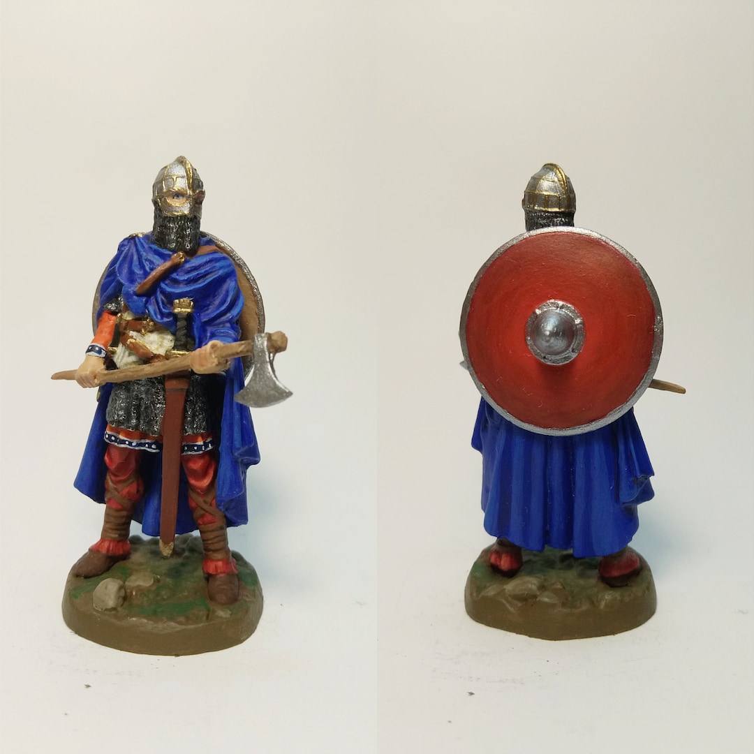Anglo Saxon Warrior With Ax / Tin Figure 54mm - Etsy
